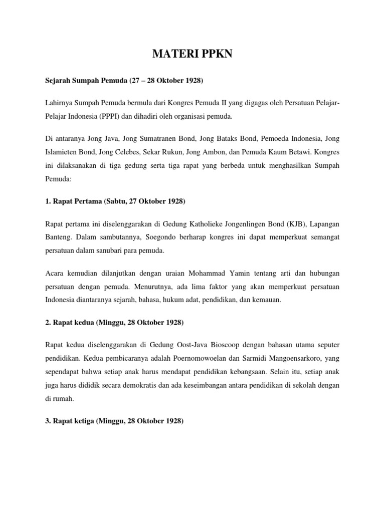 Materi PPKN Kelas 4 | PDF