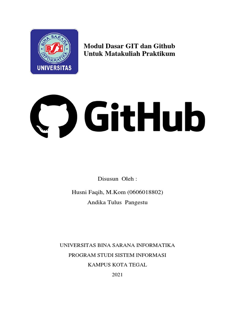 Modul GIT dan Github untuk Praktikum | PDF
