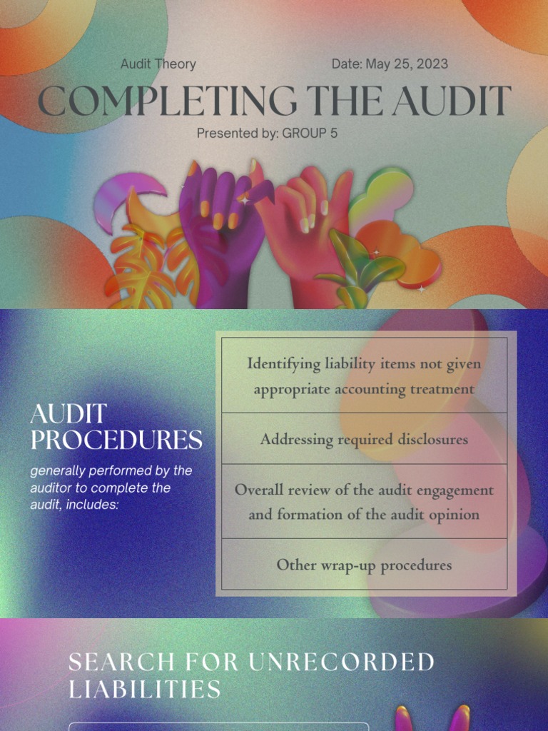 Completing The Audit | PDF