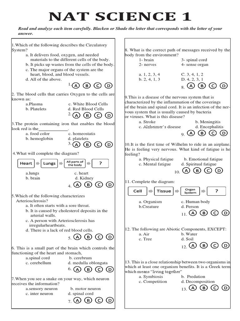 NAT SCIENCE 10 REVIEWER 160 Items | PDF