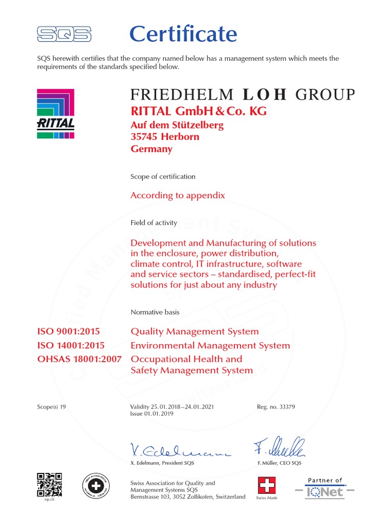 Iso 9001 Rittal | PDF | Business | Quality Management