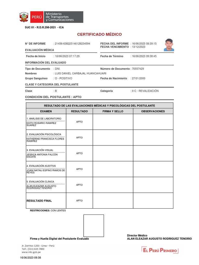 Medico Carbajal | PDF