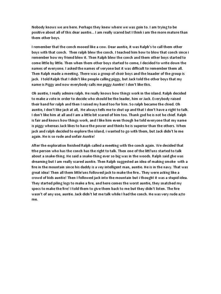 Piggy Letter | PDF