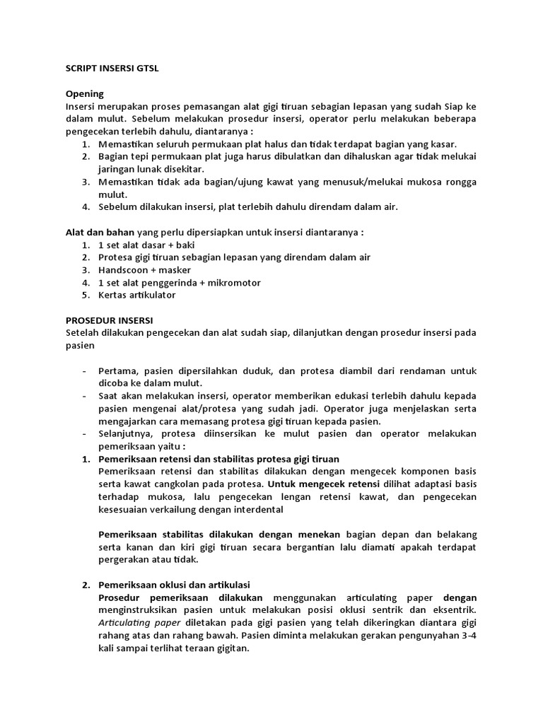 Script Insersi GTSL | PDF | Kajian Bahasa Asing | Sains & Matematika