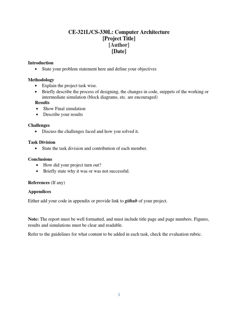 Project Report Format 2023 | PDF