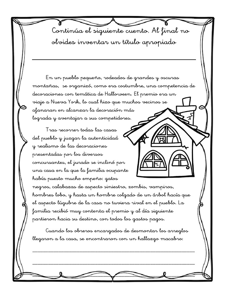 Lecturas de Halloween Tercer Ciclo | PDF