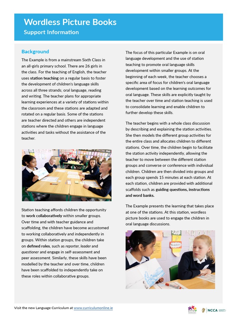 Wordless Picture Books | PDF | Reading Comprehension | Teachers