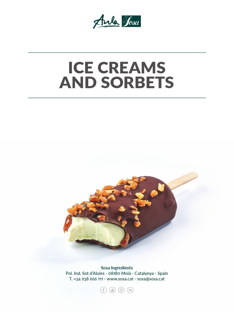 Ice Cream Basic Dossier - EnG | PDF | Ice Cream | Sucrose