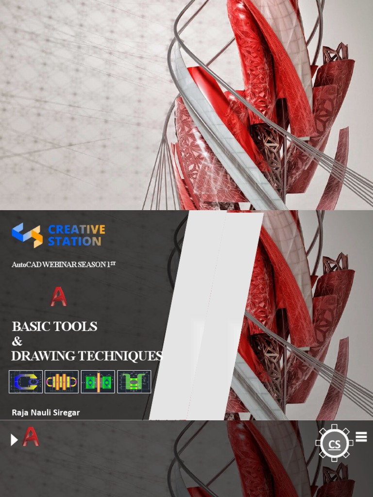 BASIC TOOLS & DRAWING TECHNIQUES - AutoCAD | PDF