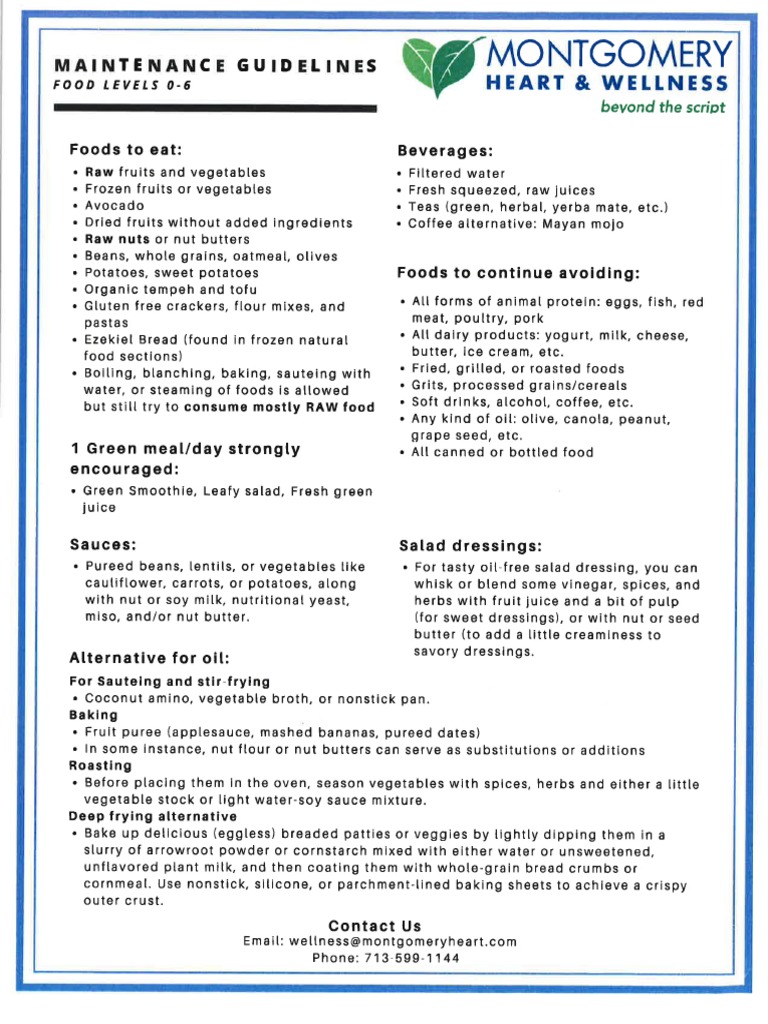 Detox Handouts | PDF