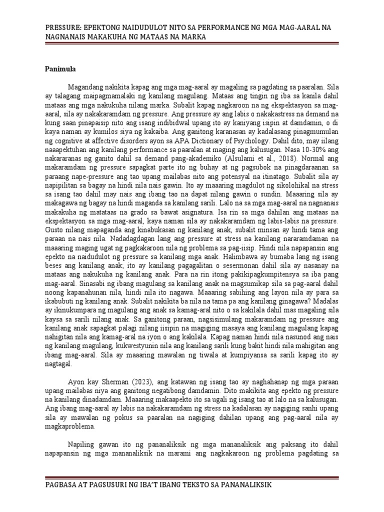 Pagbasa (Group 3) | PDF