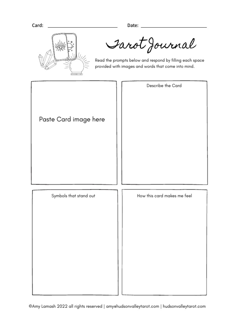 Tarot Journal | PDF | Mind | Feeling