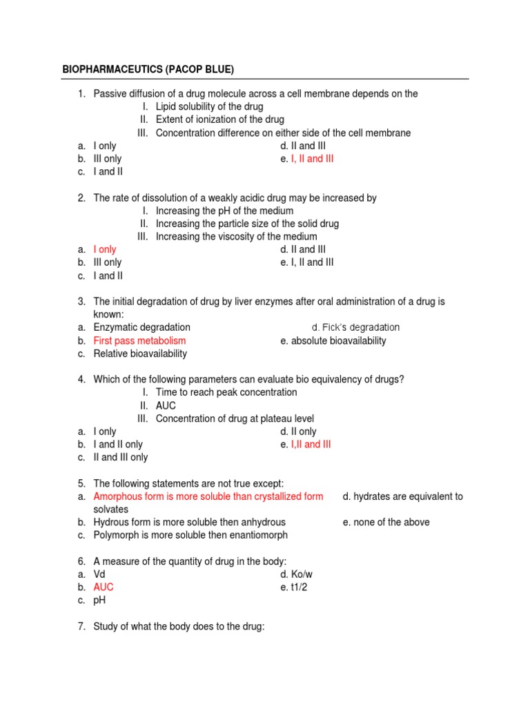 PSMB - Pink Pacop Mod4 6 | PDF | Pharmacokinetics | Creatinine