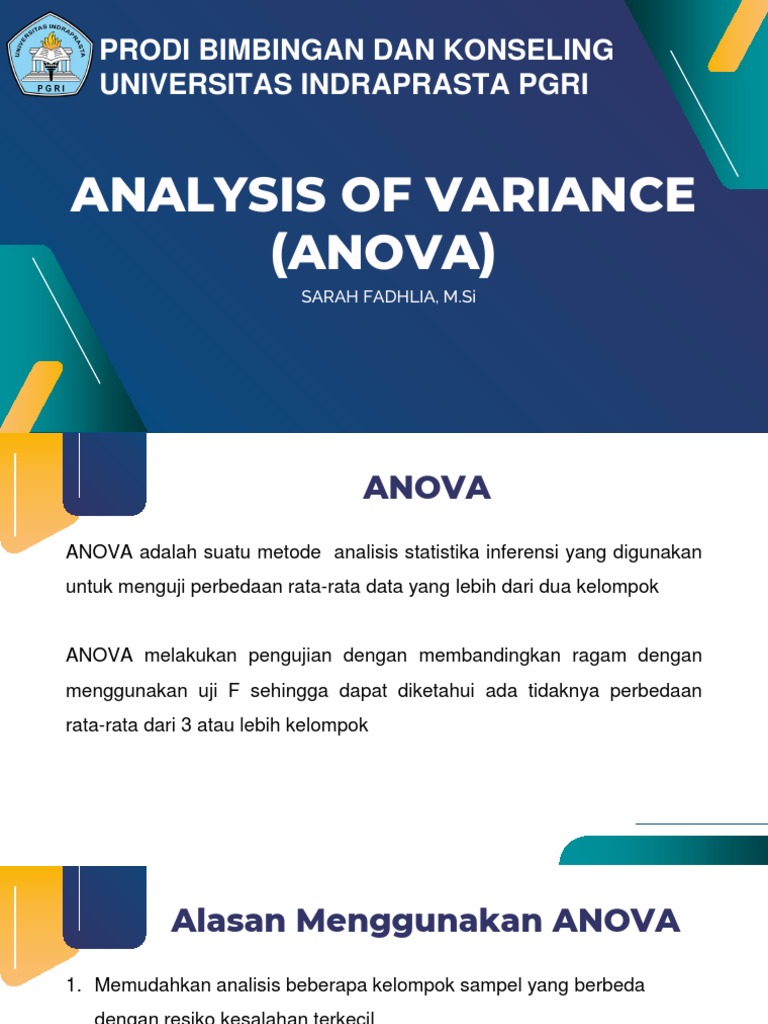 ANOVA | PDF