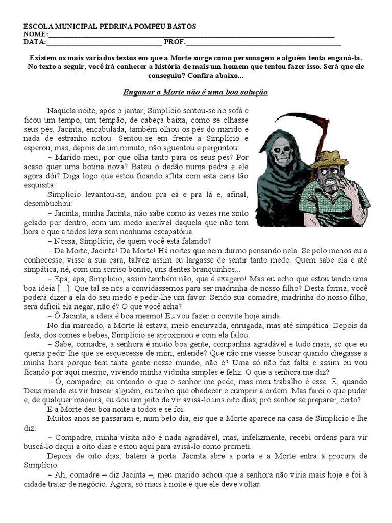Enganar A Morte Não É Uma Boa Solução | Download grátis PDF | Morte