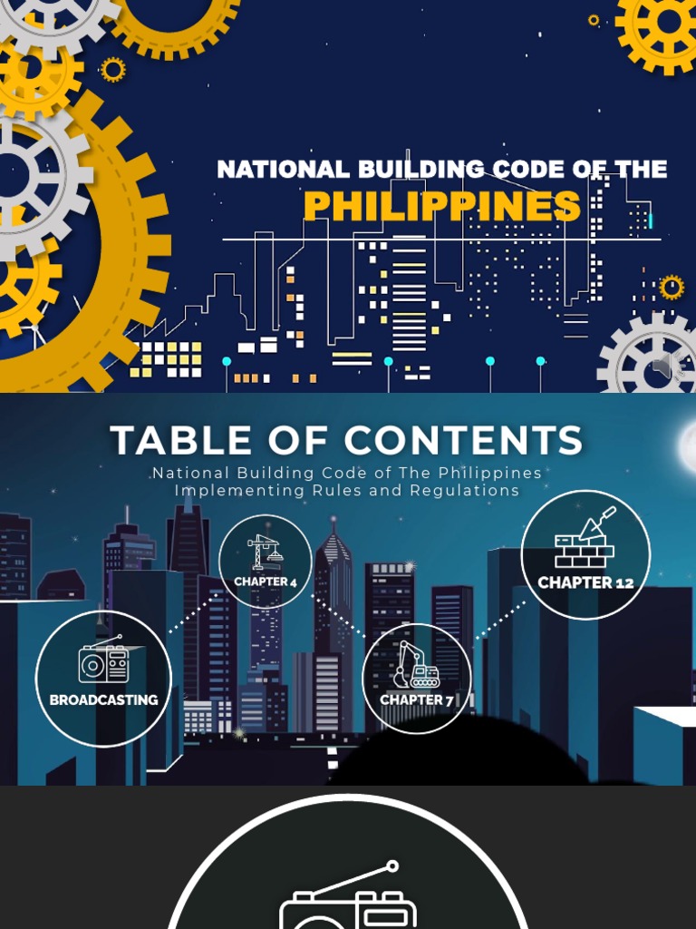National Building Code of The Philippines (Section 4,7,12) | PDF