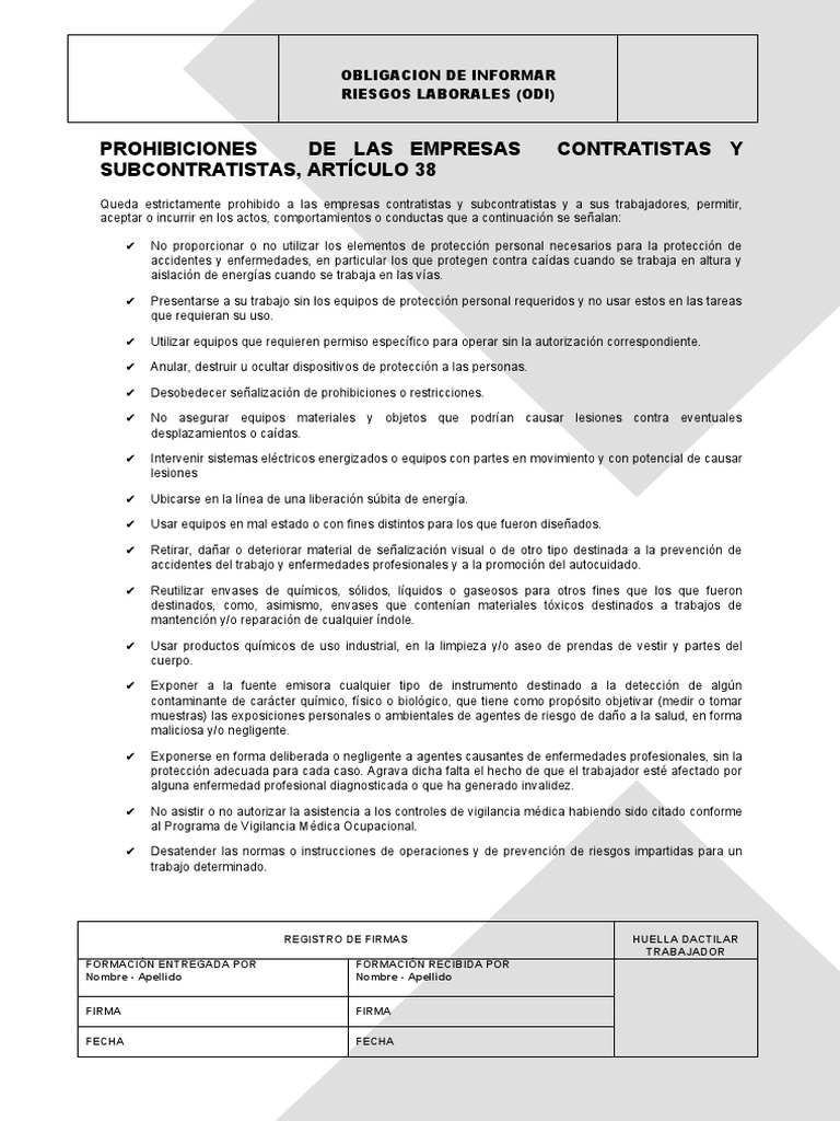 Formato Art. 38 | PDF