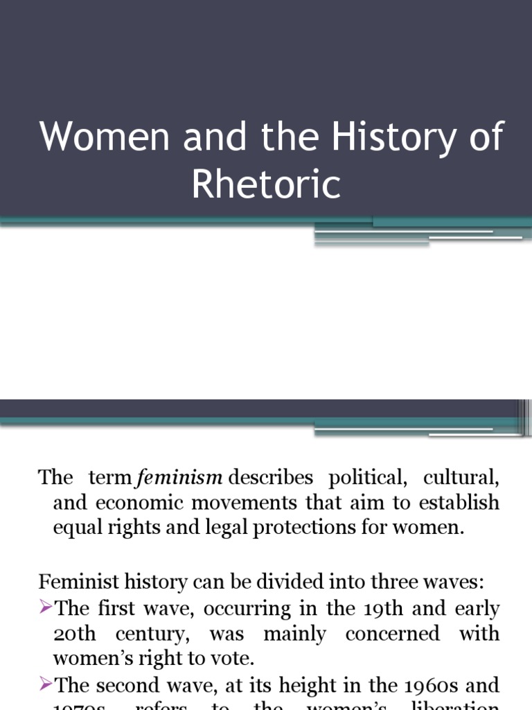 Feminist Rhetoric and Historical Context | PDF