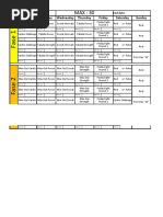 Insanity Max:30 Workout Calendar | PDF