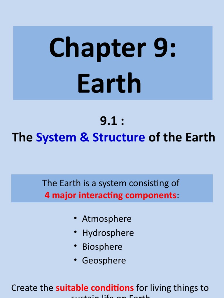 Earth’s System: Structure & Layers Explained | PDF