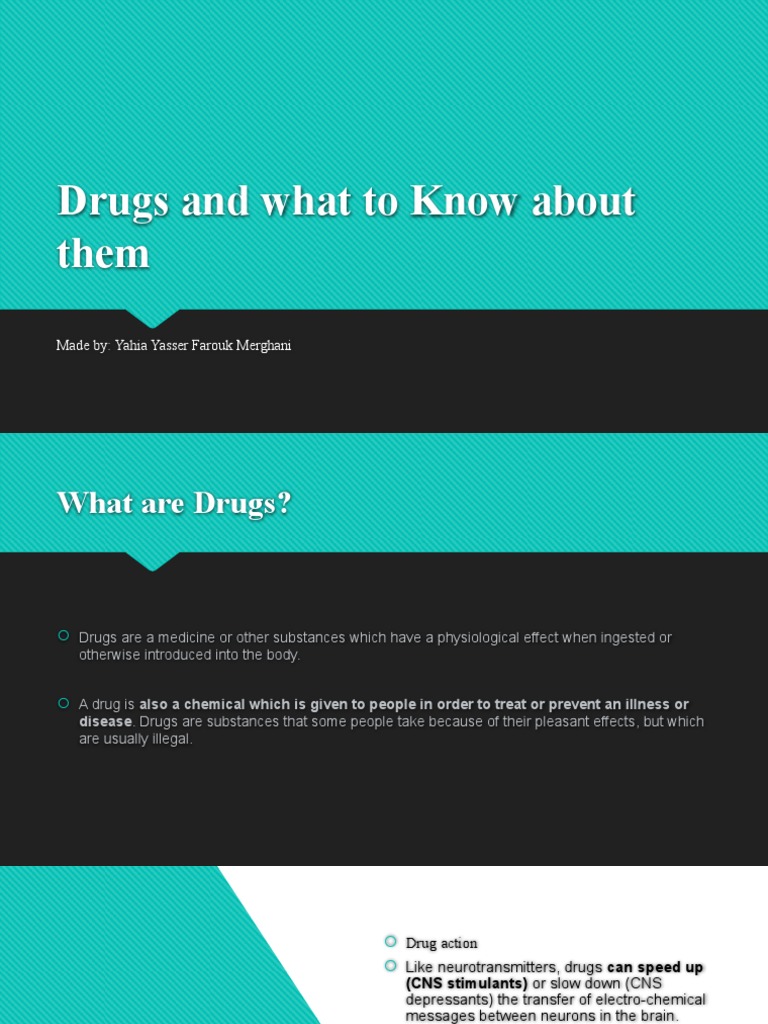Drugs (Biology Project) | PDF | Substance Abuse | Drugs