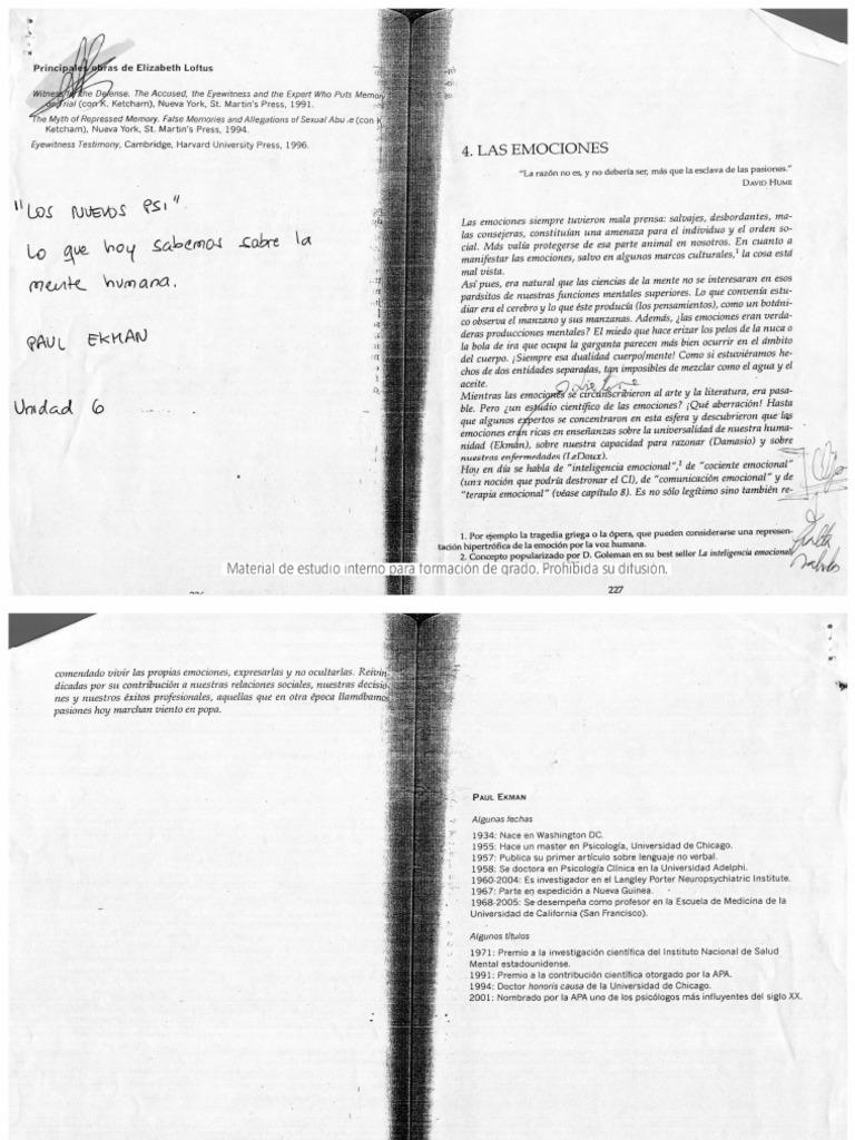 Ekman Emociones Pdf
