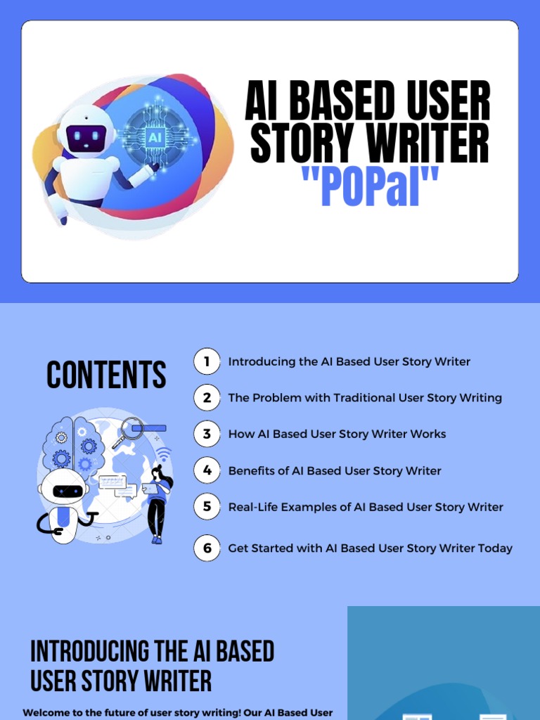 AI Based User Story Writer POPal | PDF | Artificial Intelligence ...