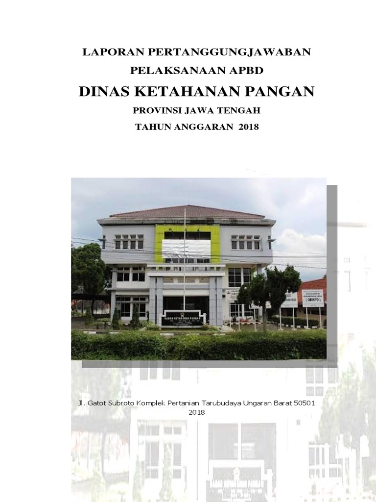 LPJ Program Ketahanan Pangan | PDF