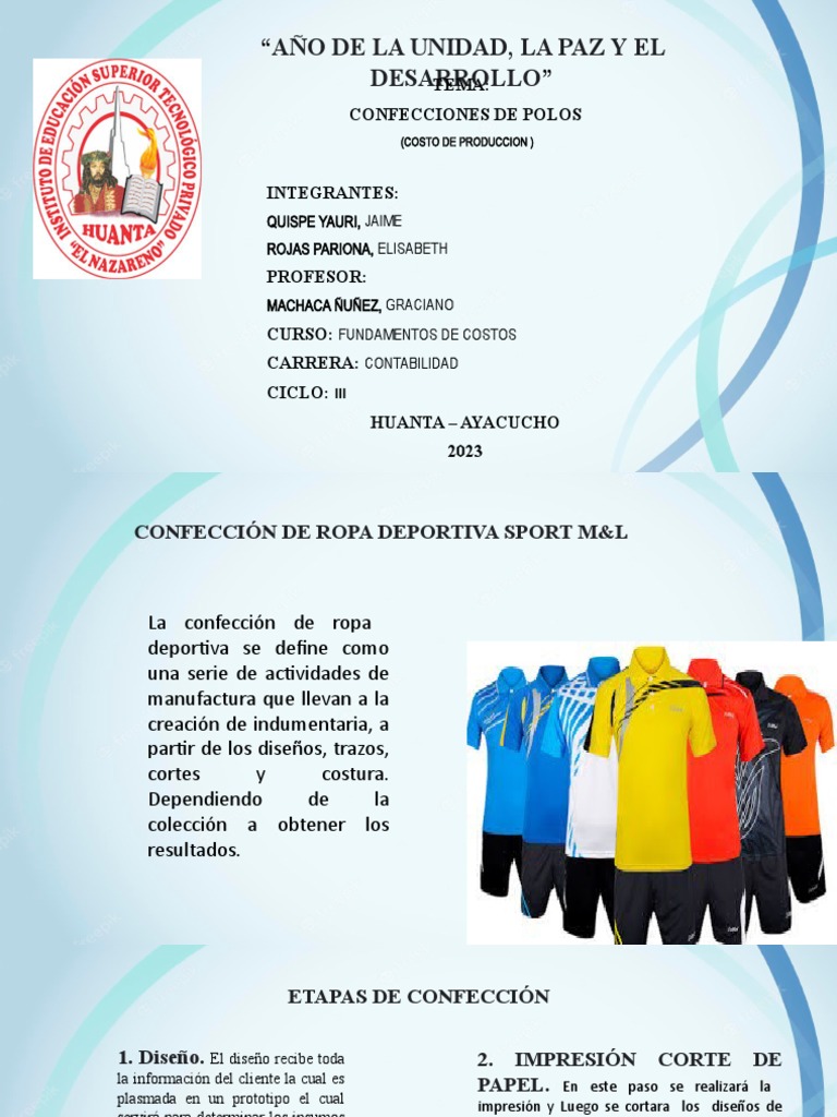 Confeccion de Polos | PDF