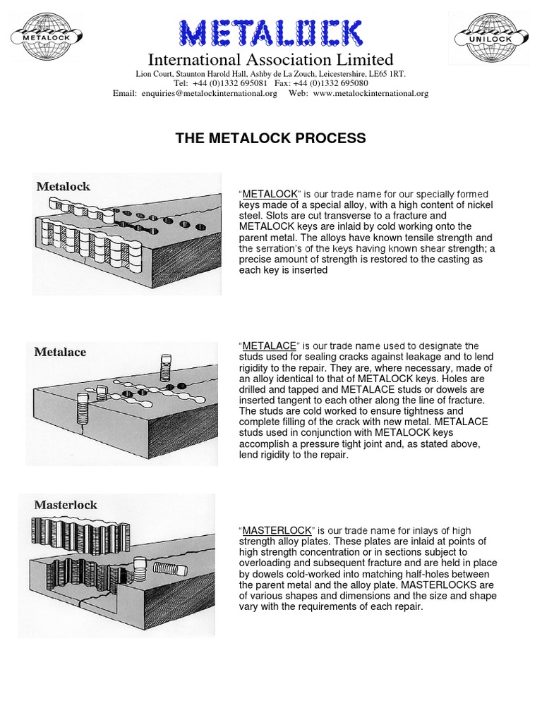 Metalock Process | PDF | Fracture | Materials Science