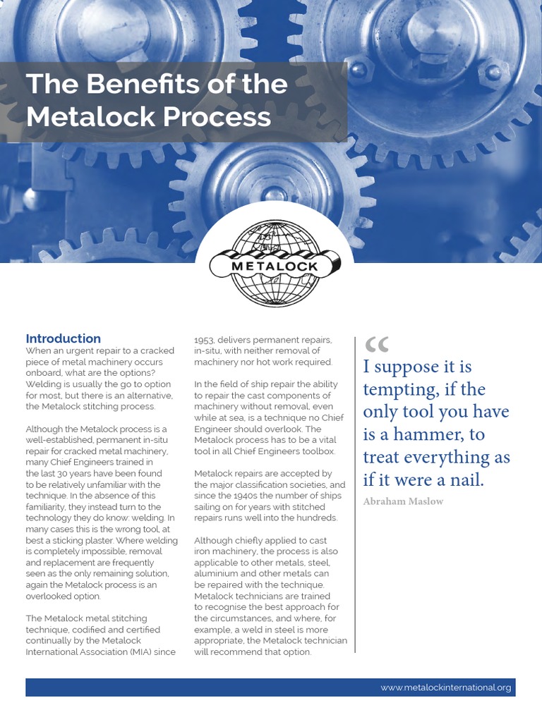 Metaloc Process Marine | PDF | Mechanical Engineering | Applied And ...