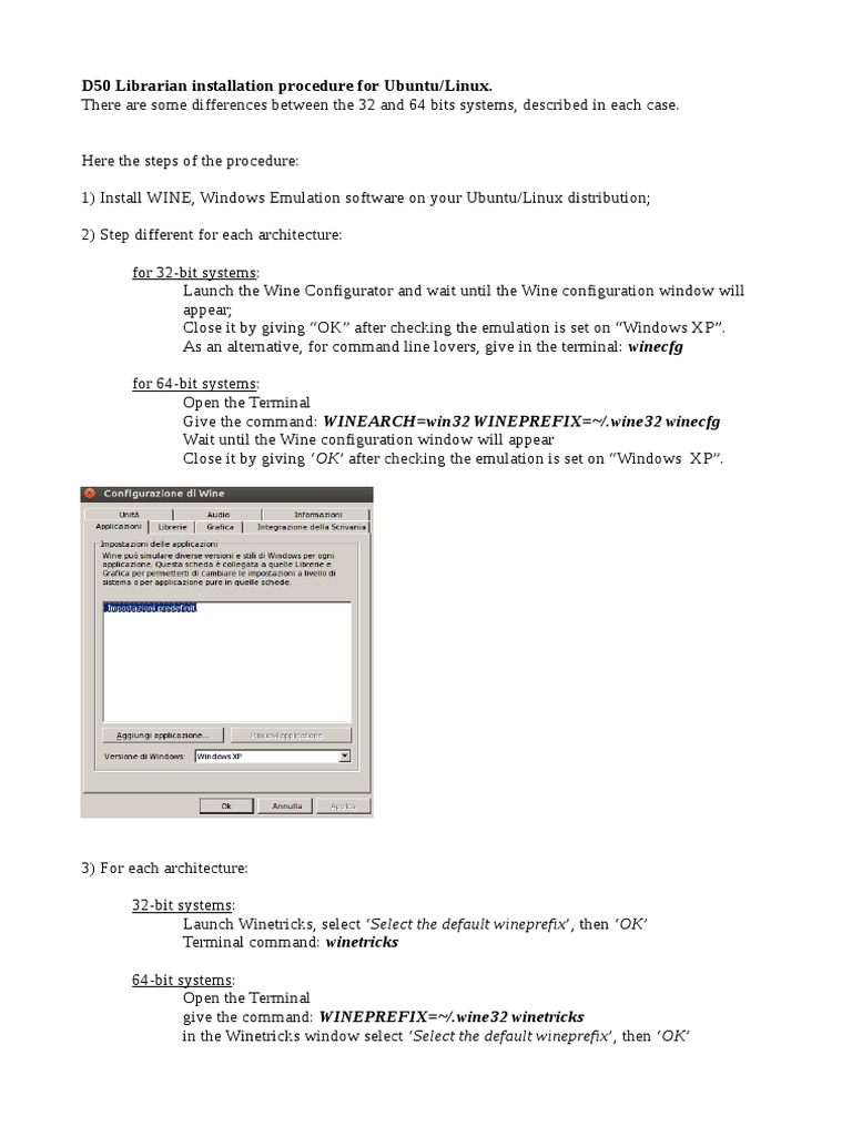 Ubuntu Linux Guide For d50 Librarian | PDF | Installation (Computer ...