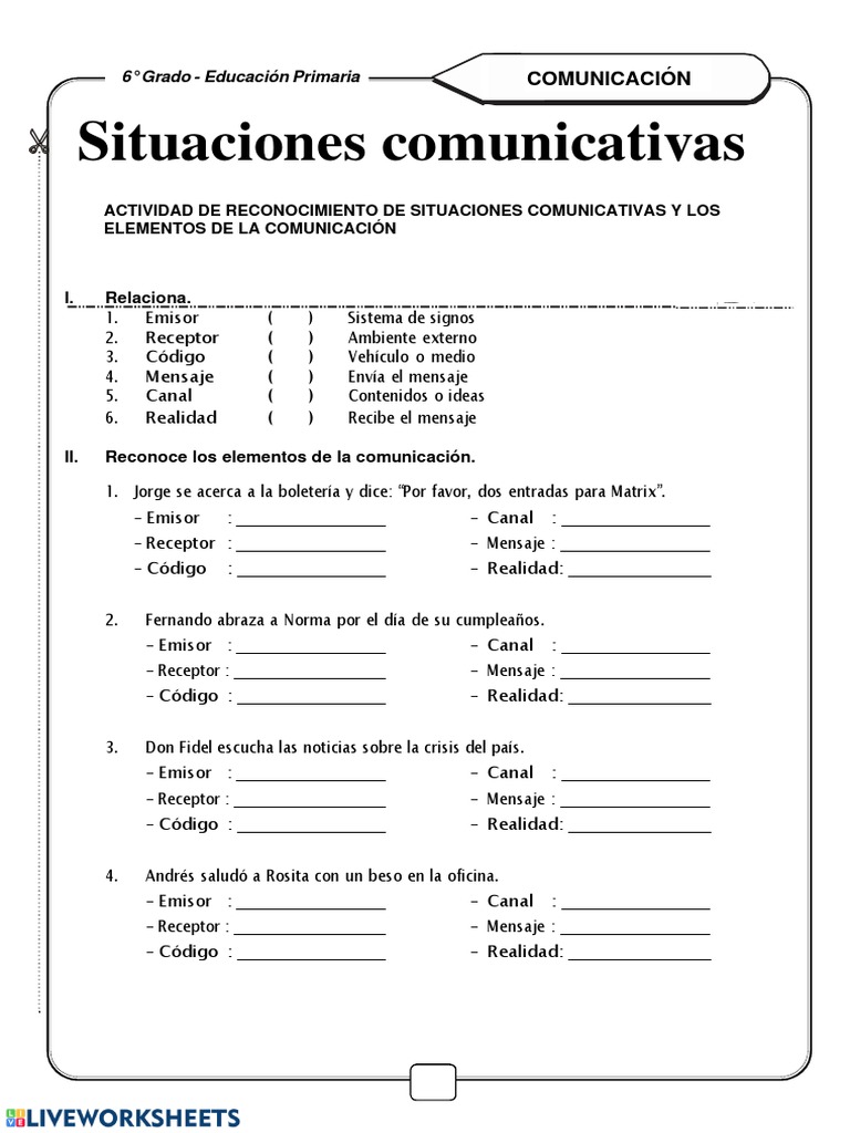 Situacion Comunicativa | PDF