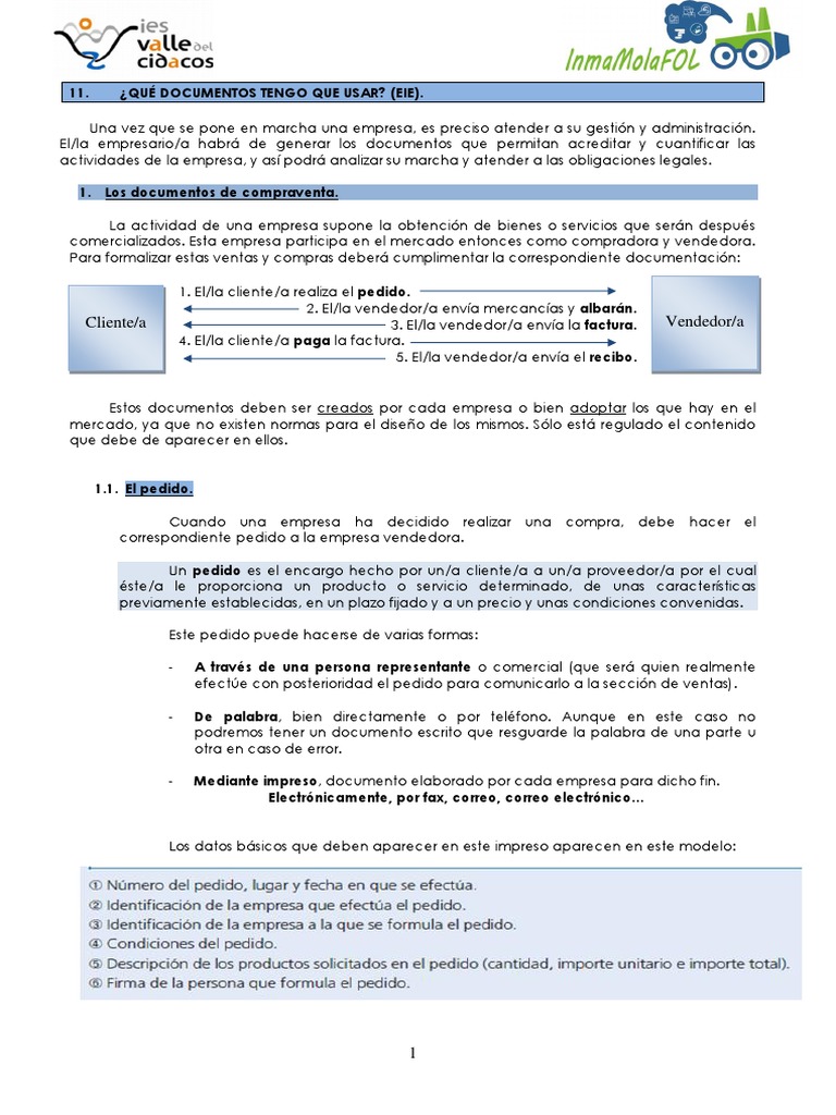 UD 11 EIE. Gestión Administrativa | PDF