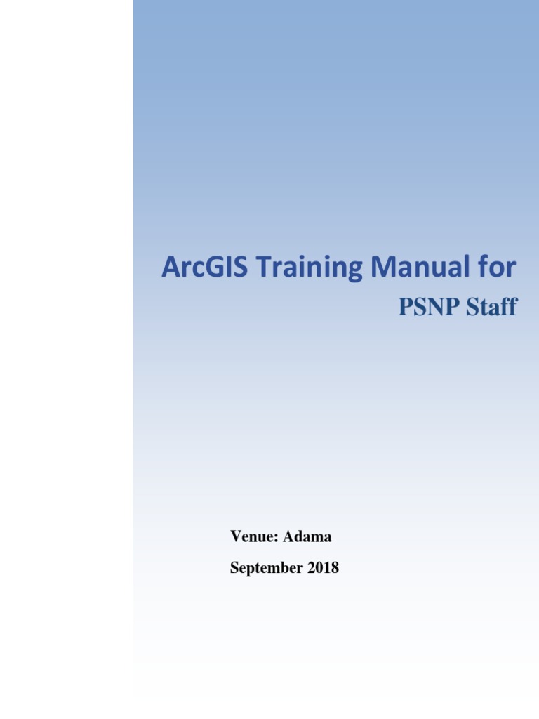Arcgis Training Manual | PDF | Geographic Information System | Arc Gis
