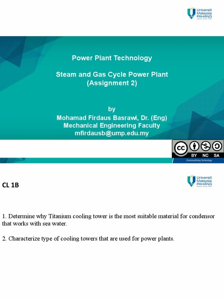 Steam Gas Turbine 2 Assignment (18%) | PDF | Gas Turbine | Physical Chemistry