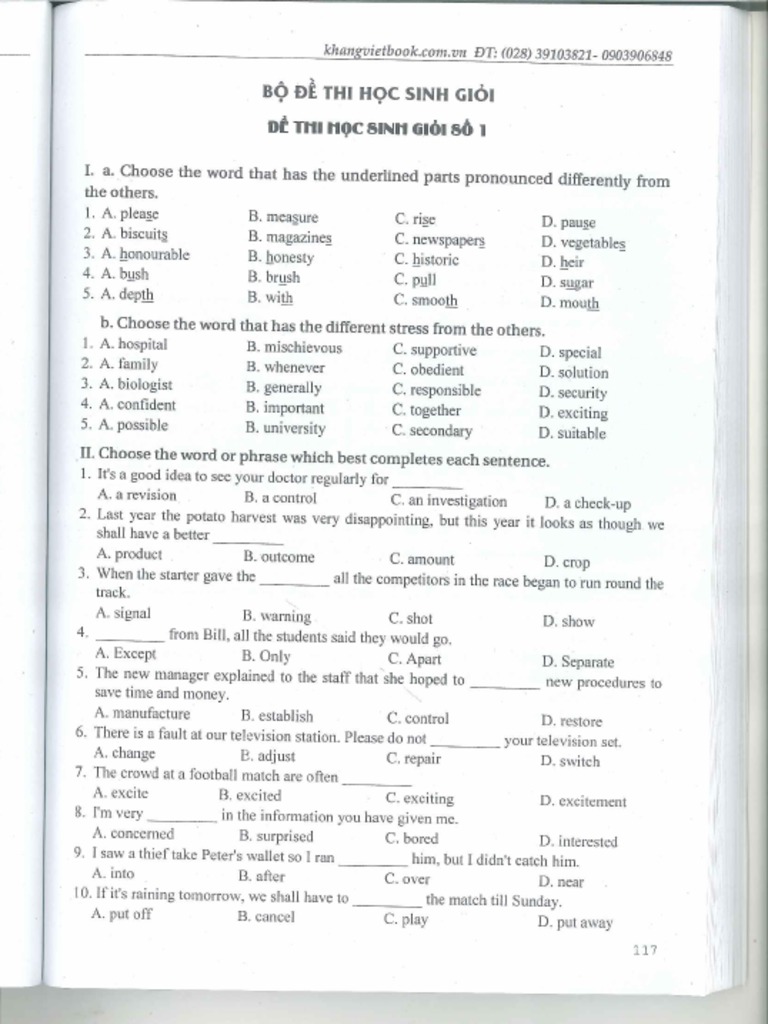 Sách BD HSG Anh Lớp 9. Phần 2 | PDF