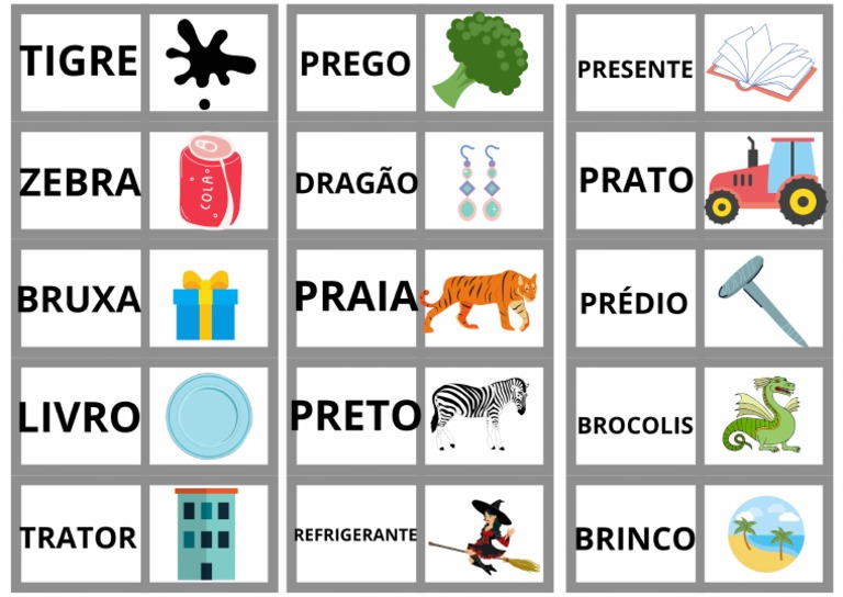 DOMINÓ SILABAS COMPLEXAS | PDF