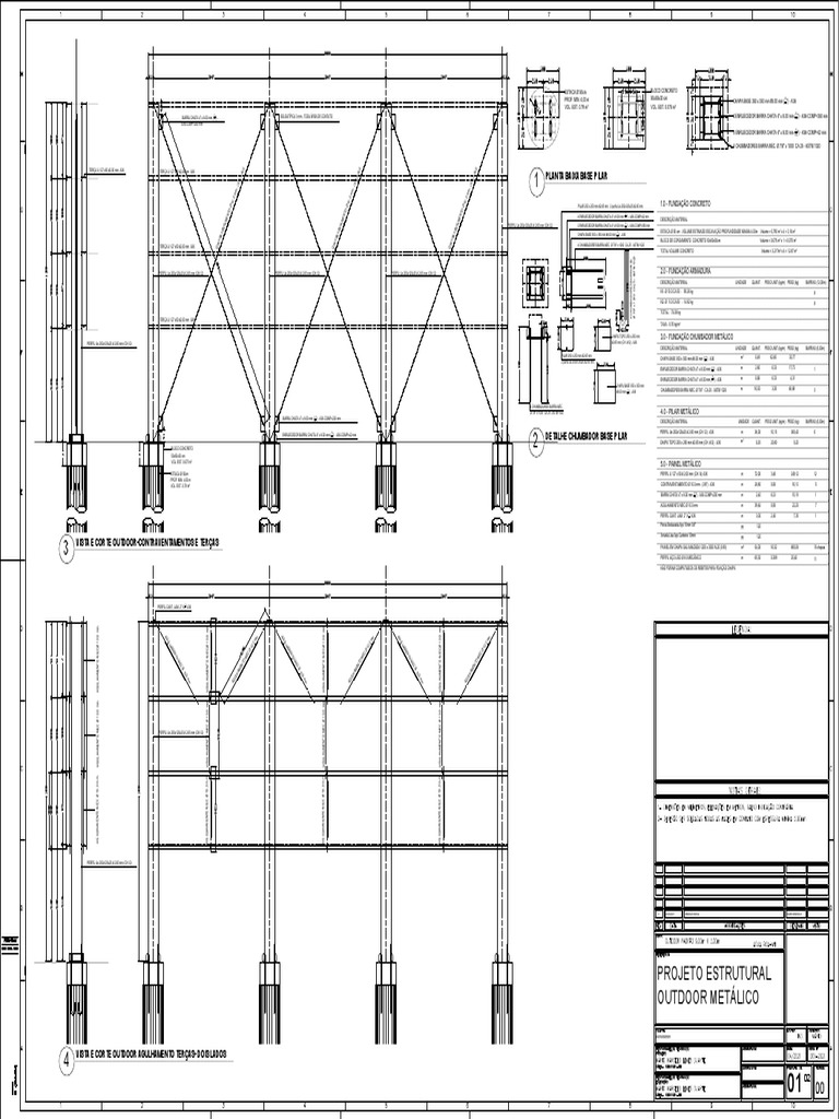 Em 01 02 Projeto Estrutural Outdoor 900x300 | PDF