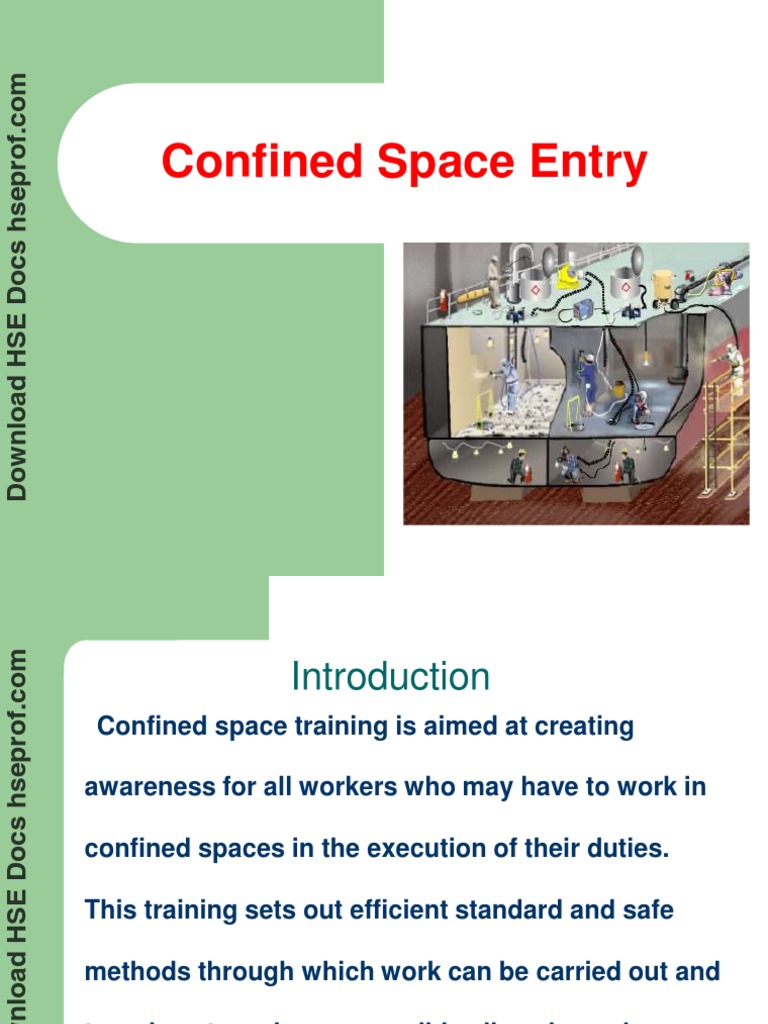 Confined Space Safety Guide | PDF | Atmospheric Entry | Safety