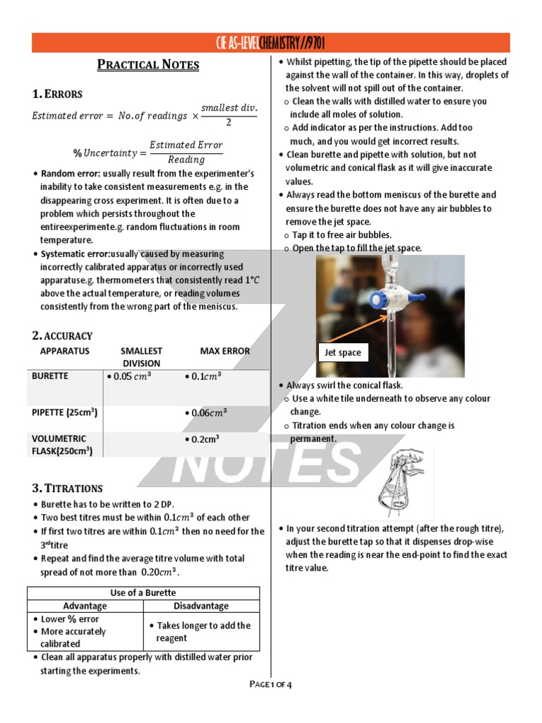 Chemistry ZNOTES Practical | PDF