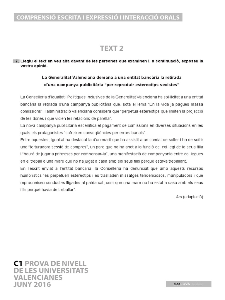 C1 Cieacova - Eo2 - Juny16 | PDF