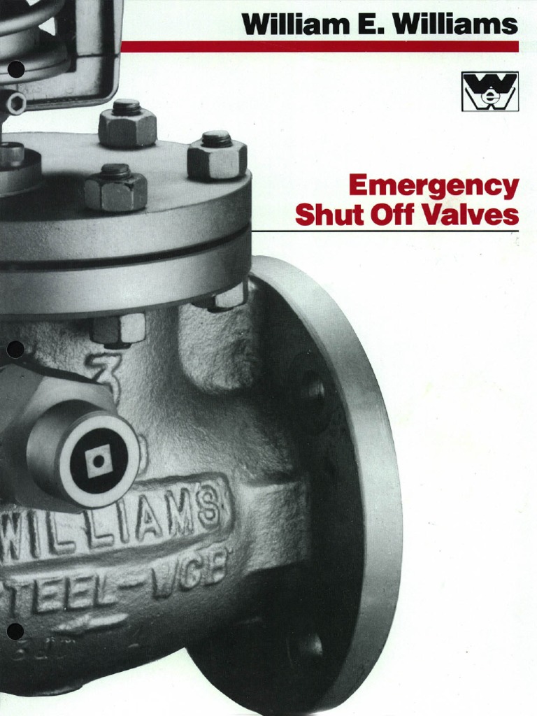 William E Williams Emergency Shut Off Valve | PDF
