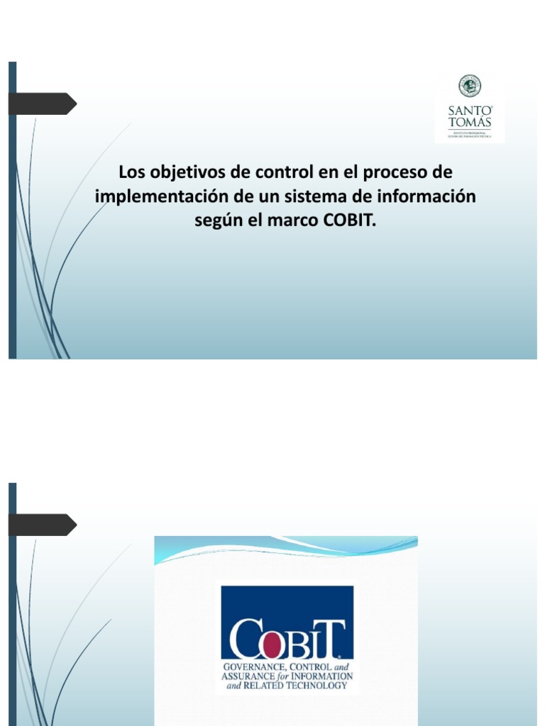 Los Objetivos de Control en El Proceso de Implementaciã N de Un Sistema ...