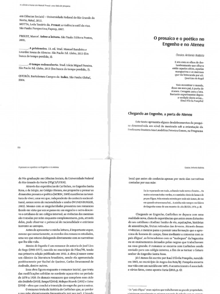 O PROSAICO E O POTICO - OZA Compressed | PDF