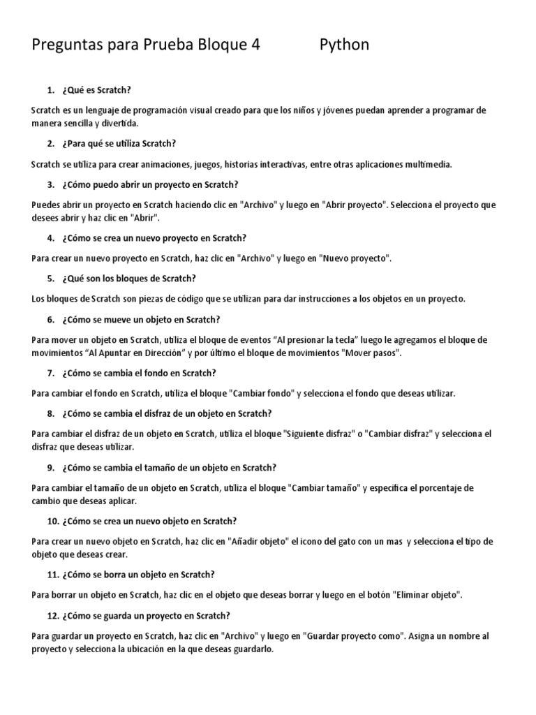 Python | PDF | Scratch (lenguaje de programación) | Ciencias de la ...