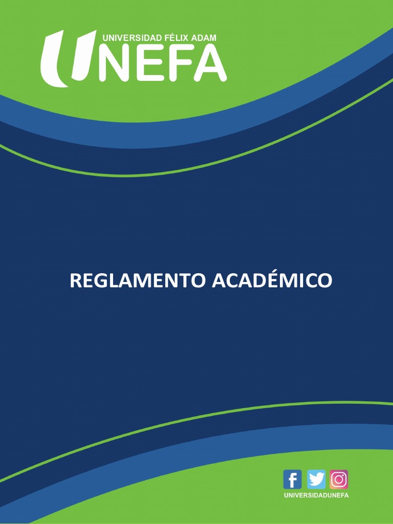 Reglamento Academico UNEFA 2021 | PDF | Plan de estudios
