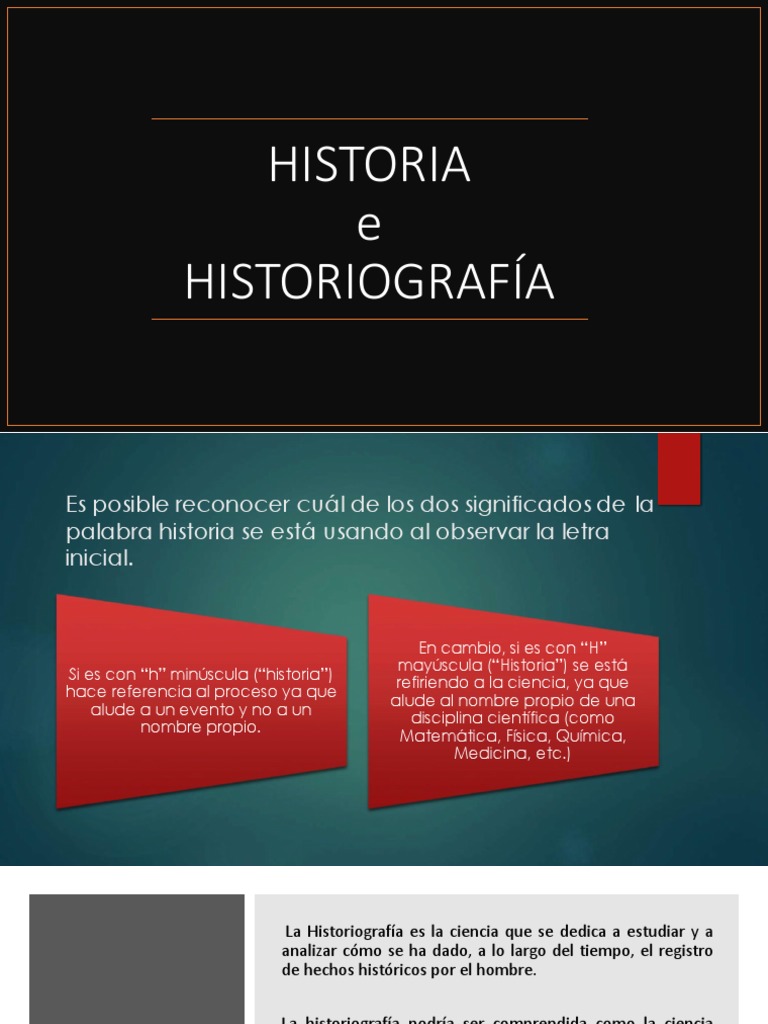 HISTORIA e HISTORIOGRAF A | PDF | Historiografía | Historiador