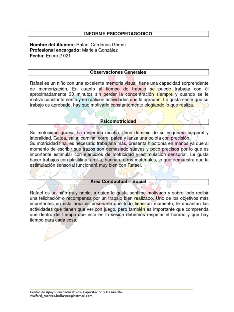 Informe de logros Académicos segundo primaria | PDF