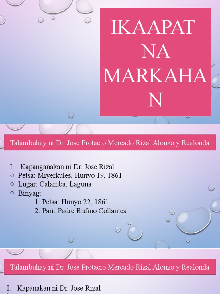 Talambuhay Ni Dr. Rizal | PDF Talambuhay Ni Dr. Rizal | PDF
